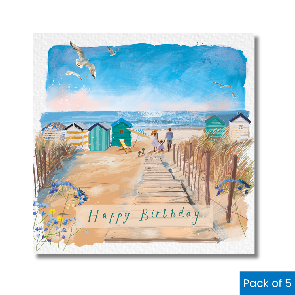 Coastal Calm Wishes Birthday Verse Card Pack – Mothers' Union Shop
