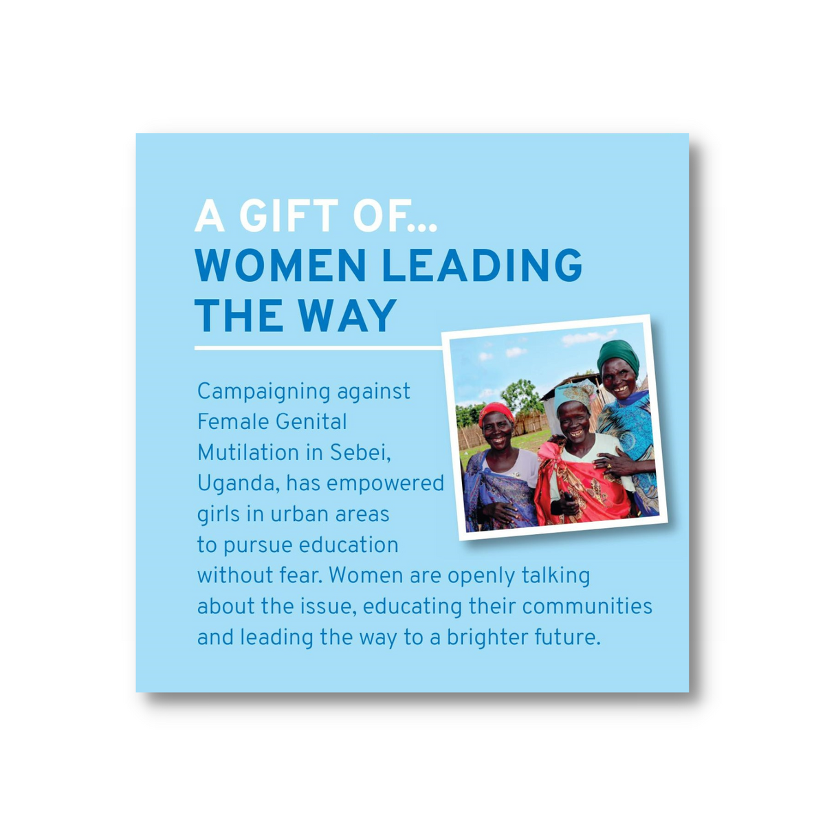 Women Leading The Way – Mothers' Union Shop